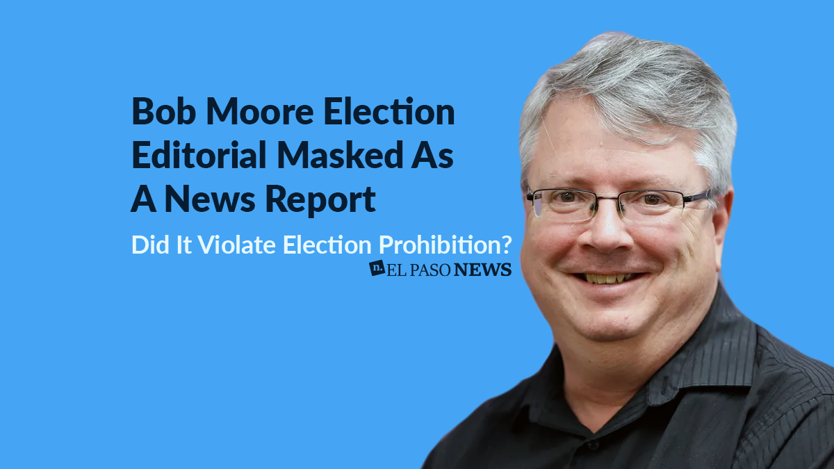 The Bob Moore Election Editorial Masked As a News Report: Did Moore ...